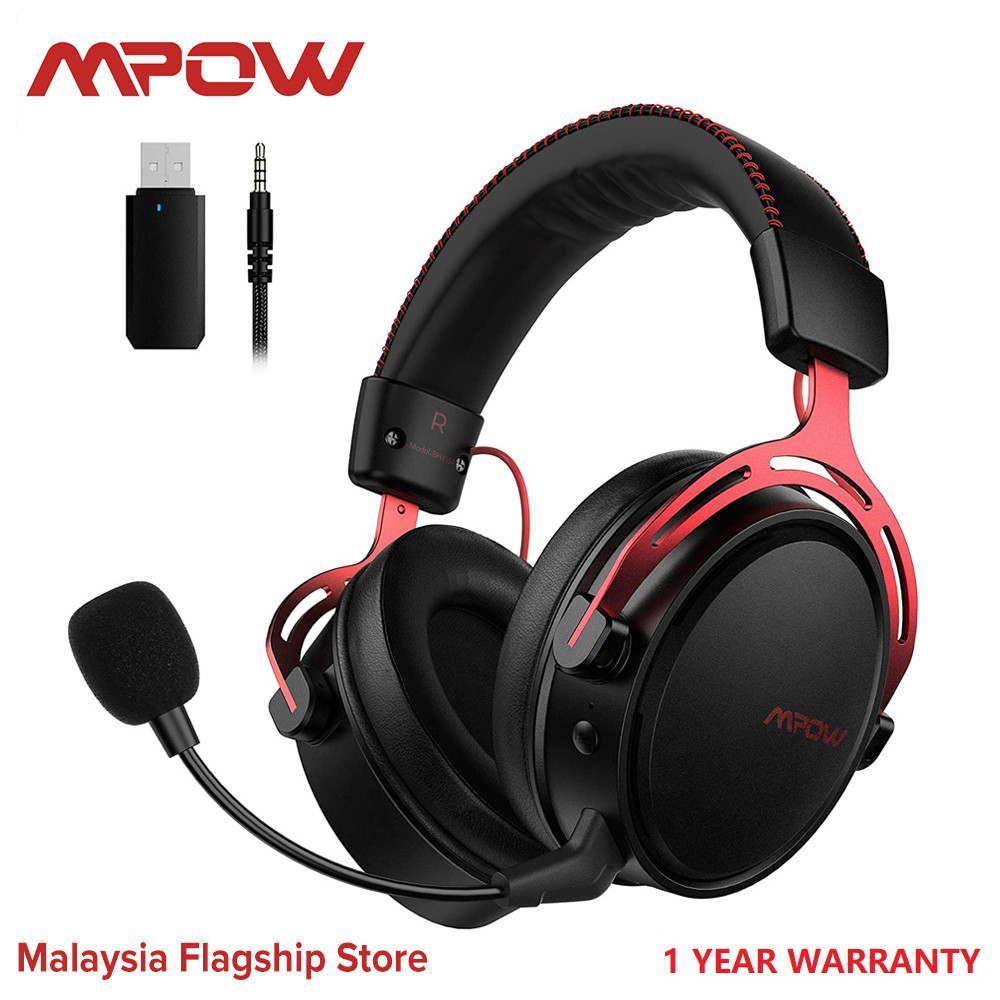 in stock Mpow Air 2.4g Wireless Gaming Headphone With USB Dongle Gaming ...