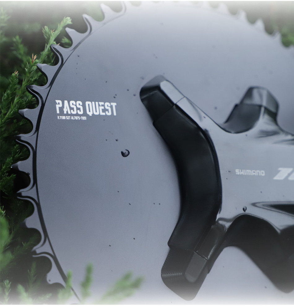 PASS QUEST Chainring R7100 110BCD 4-bolt AERO for Shimano 105 R7100 ...