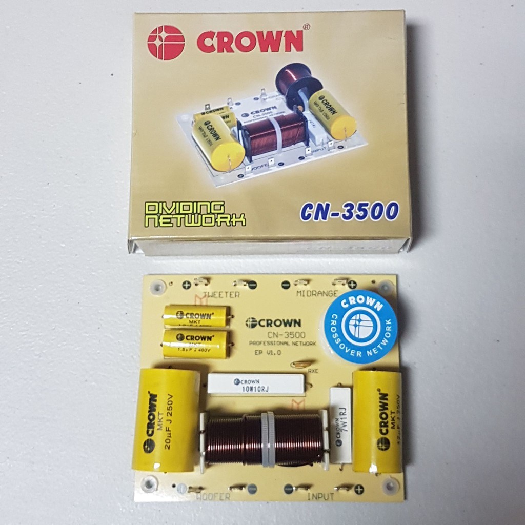 Crown CN-3500 Dividing Crossover Network 500 watts 3 way | Shopee ...