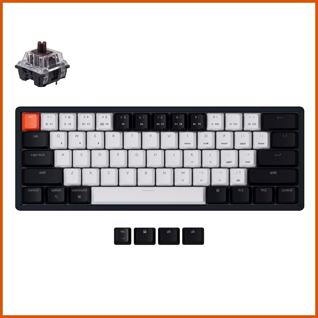 ∝ ∷ Keychron K12 Mechanical Keyboard (60% Layout, Wired/Bluetooth, Non ...