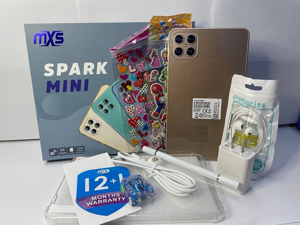 MAX SPARK Mini 7 Inch Tablet 8+256GB ROM Tablets Android With Pen Learn ...