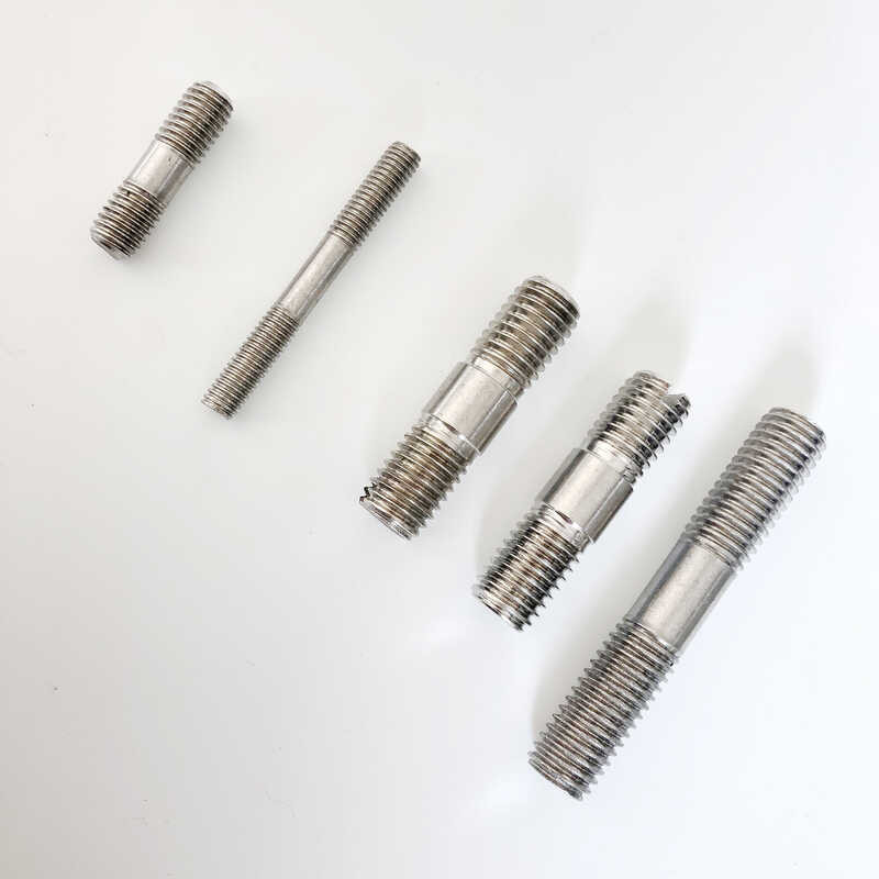 steel 304 stainless double headed bolt, stud screw, full thread single ...
