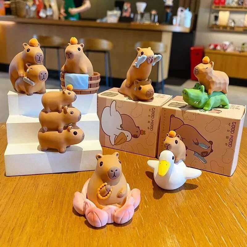 Capybara Model Figure Capybara Resin Ornaments For Women Creative Trend ...