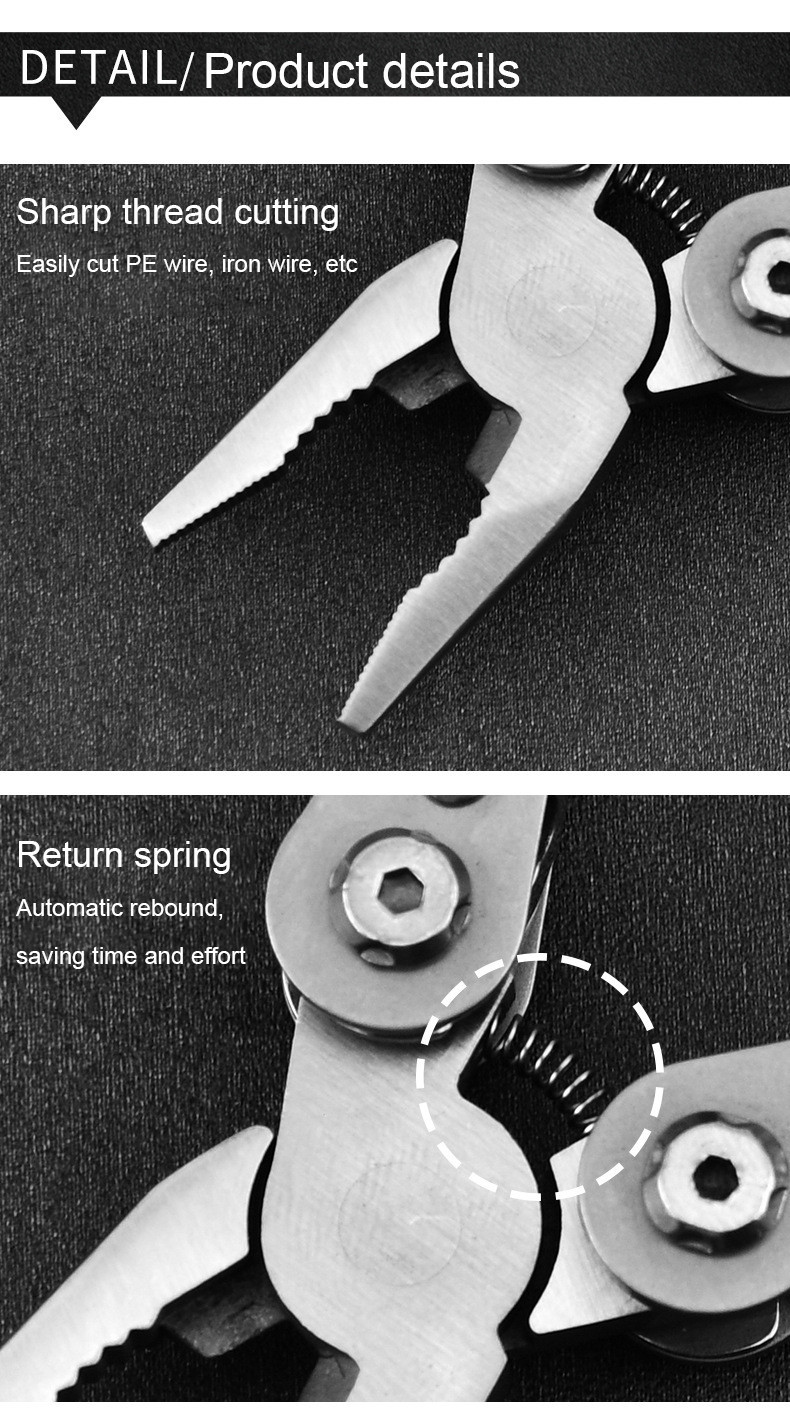 14-in-1 Swiss Army Knife Multi-Function Pliers | Stainless Steel ...