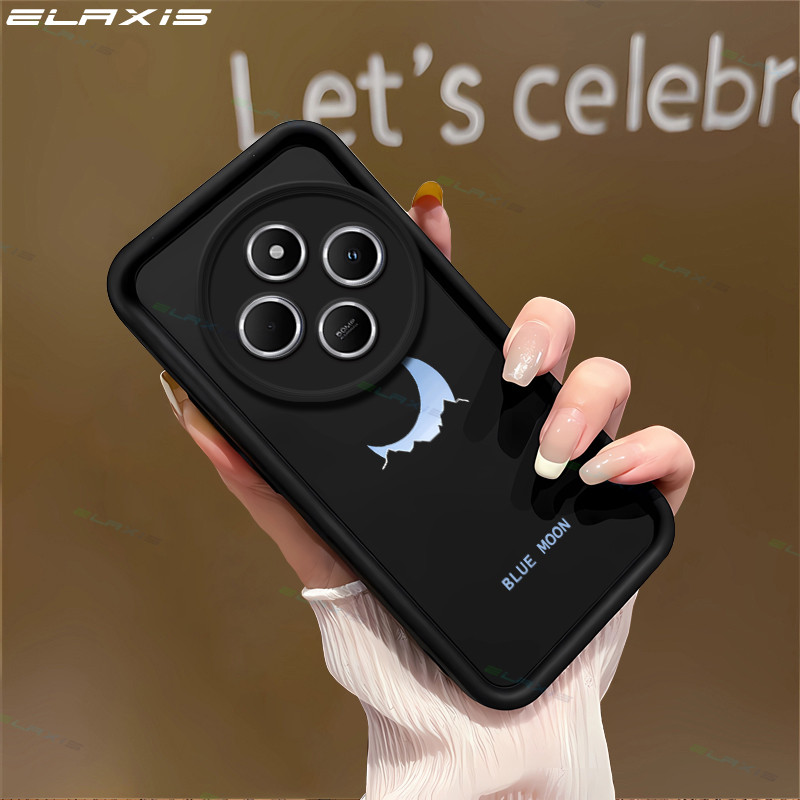 ELAXIS Casing for Redmi 14C Phone Case Creative Blue Moon Pattern Soft ...