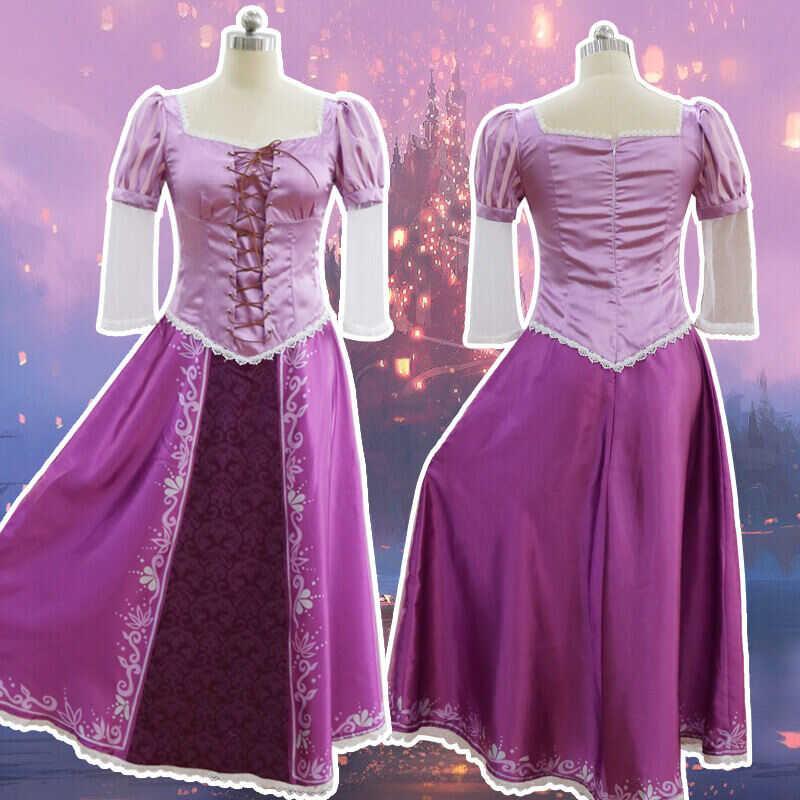 Mga Ang Adult Women Enchanted Princess Dress Long Sleeve Maxi Dress ...