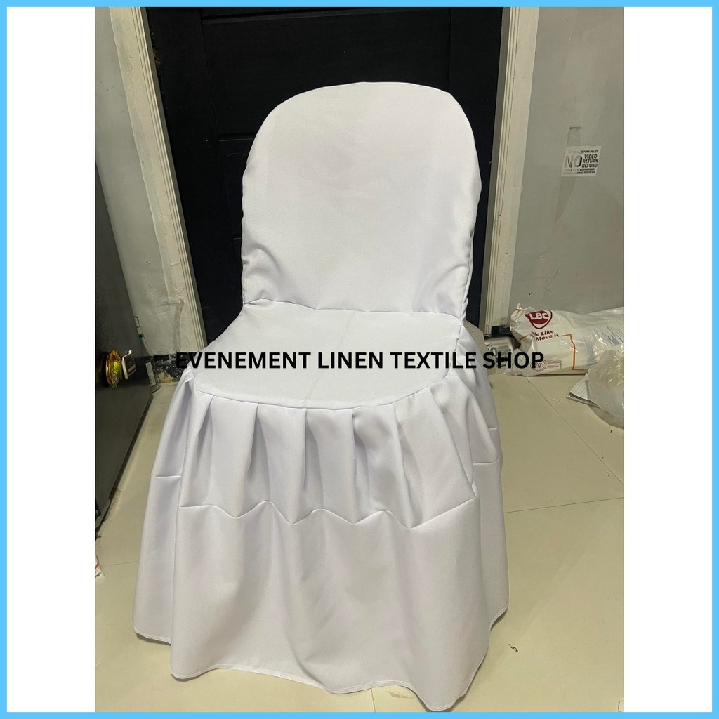 Chair Cover Monoblock Cover Catering Katrina US Fabric with Pleats ...