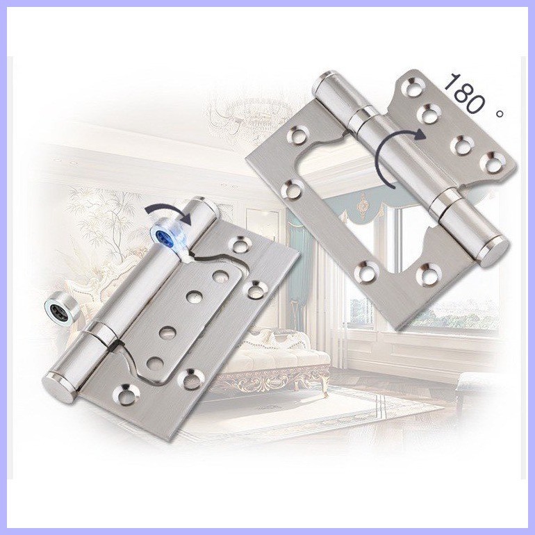 Stainless Steel Cabinet Door Hinge Butterfly Hinges (2PCS/SET) 4X3X2 ...