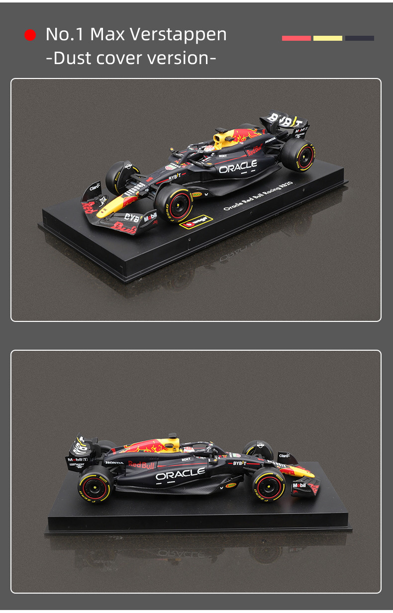 Bburago 1:43 Red Bull Racing RB20 F1 Model #1 Verstappen #11 Perez ...