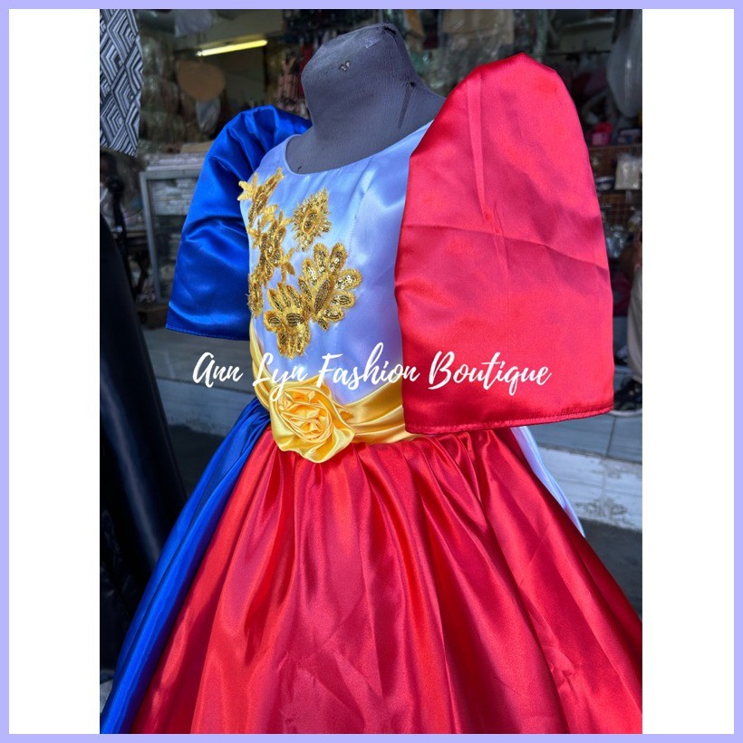 Philippine Flag Costume for Filipiniana Attire | Shopee Philippines