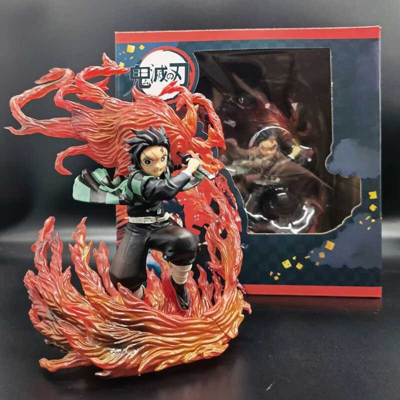 Kimetsu 25cm No Yaiba Figuarts Zero - Tanjiro Kamado, Nezuko, Kagura ...