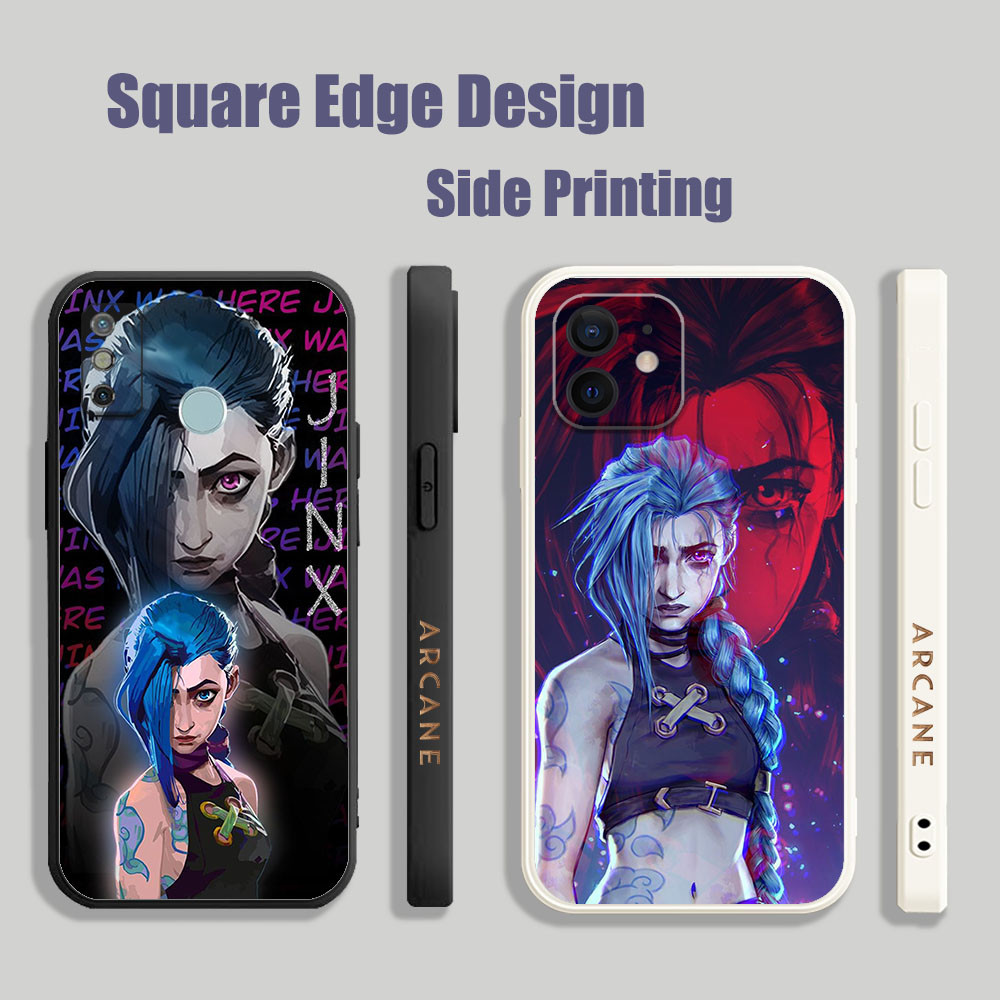 Casing For Realme C35 C2 C3 8 Pro 8i 7i Jinx League of Legends Anime ...