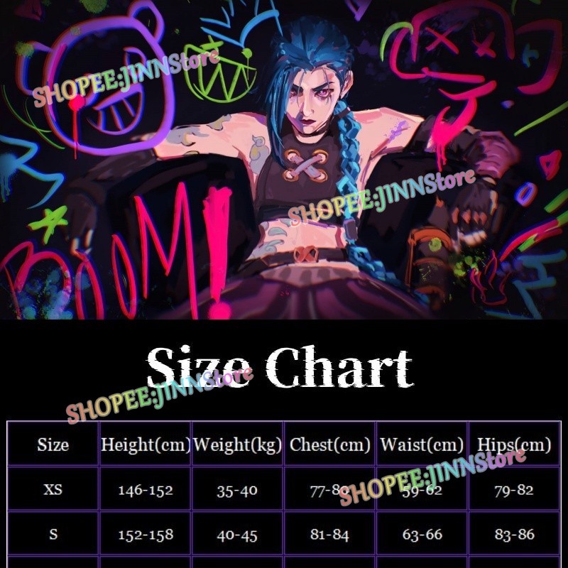 - JINN - League of Legends x Arcane Season 2 Cosplay Outfit Arcane JINX ...