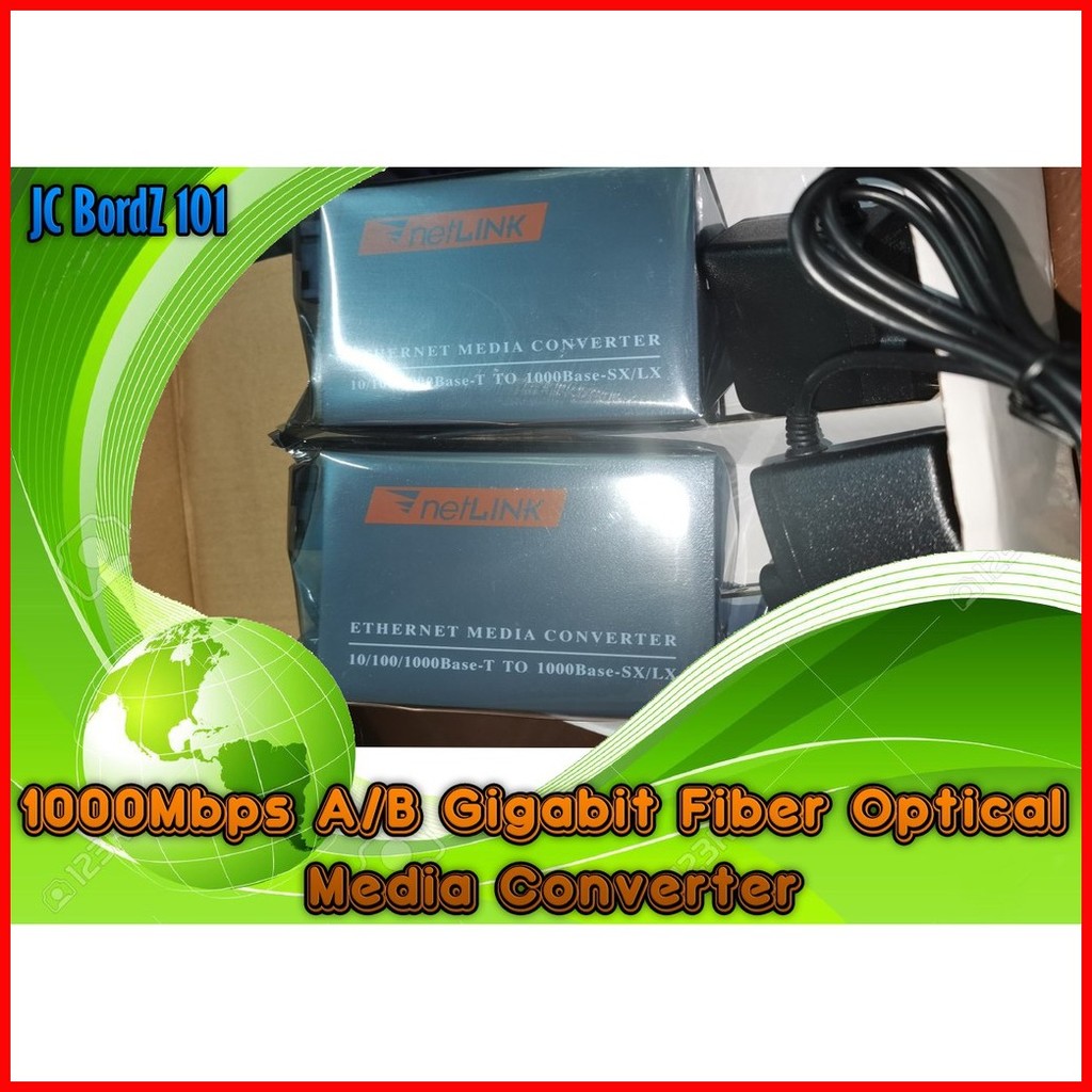 ☃ 1000Mbps A/B Gigabit Fiber Optical Media Converter 1000Mbps Media ...
