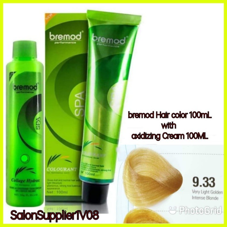 9.33 VERY LIGHT GOLDEN INTENSE BLONDE > BREMOD HAIR COLOR WITH ...