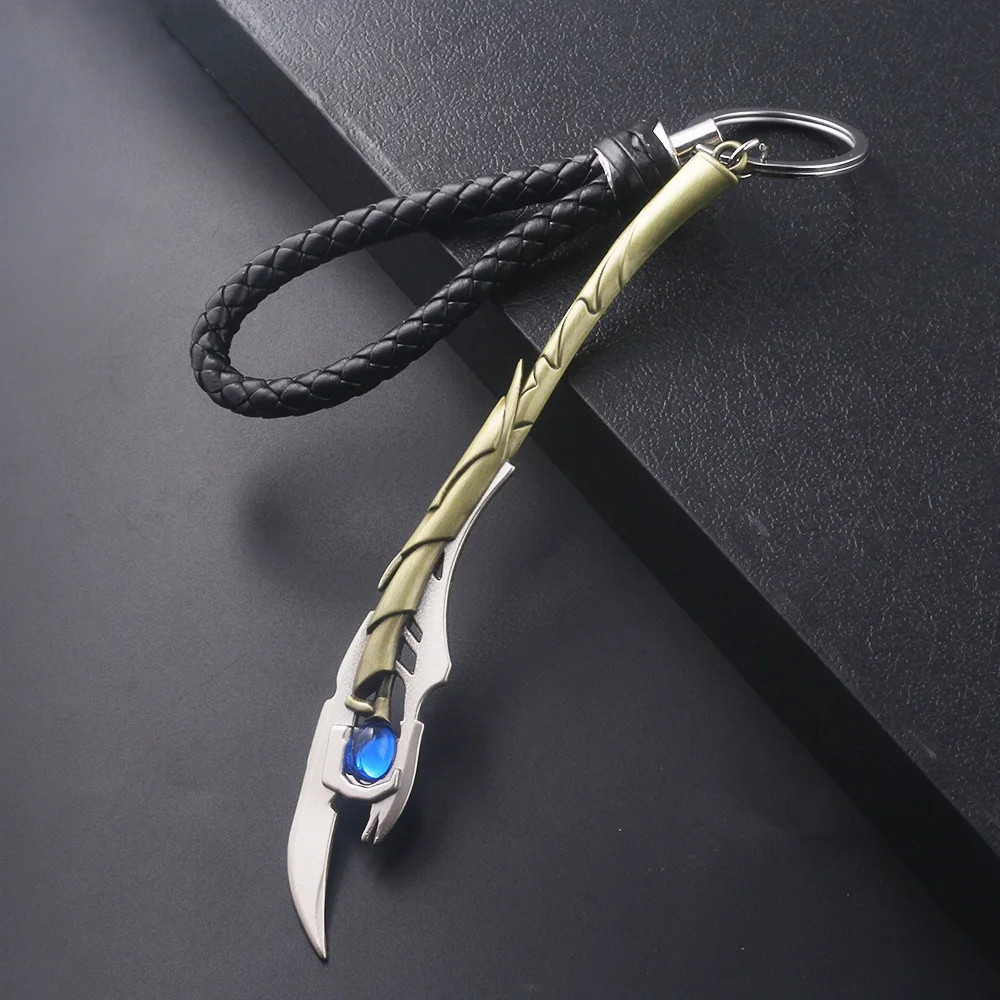 Marvel Loki Mind Scepter Keychain Pendant Mind Stone Owner Keyring ...