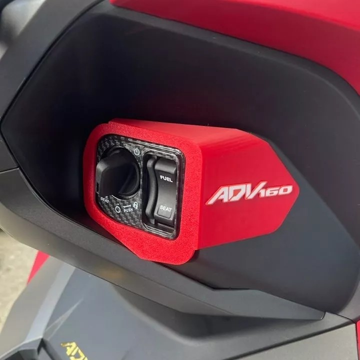 HONDA ADV160 Ignition Key Switch Cover and Lid Protector with Emblem ...