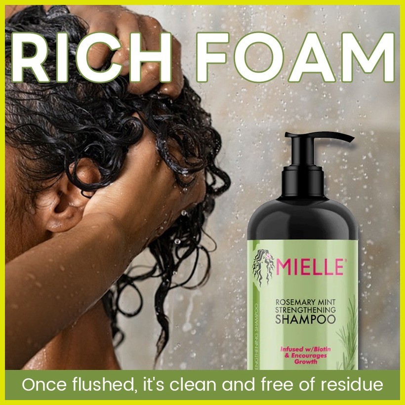 Mielle Organics Rosemary Mint Strengthening Shampoo/Hair Strengthening ...