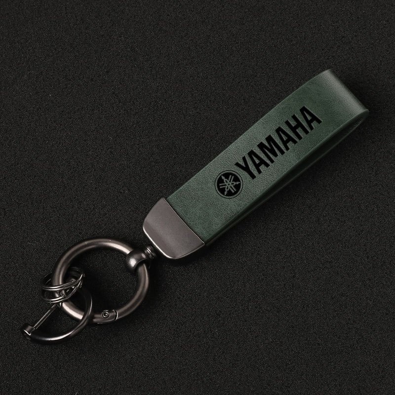 Luxury Genuine Leather Keychain Key Ring Customized Gift 3D Embossed ...
