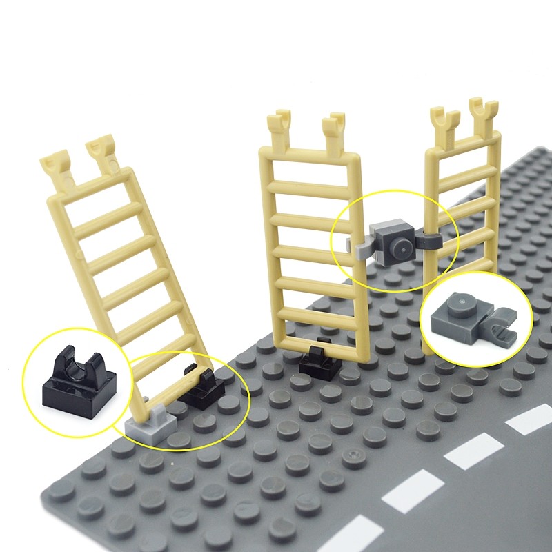 50pcs/lot 1x1 Dot Bricks DIY Tile 1*1 with Clip Assemble Particles ...