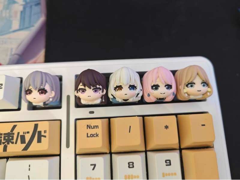 BanG Dream Keycap Cute Cartoon 3D Creative Cute MX Switch Mechanical ...