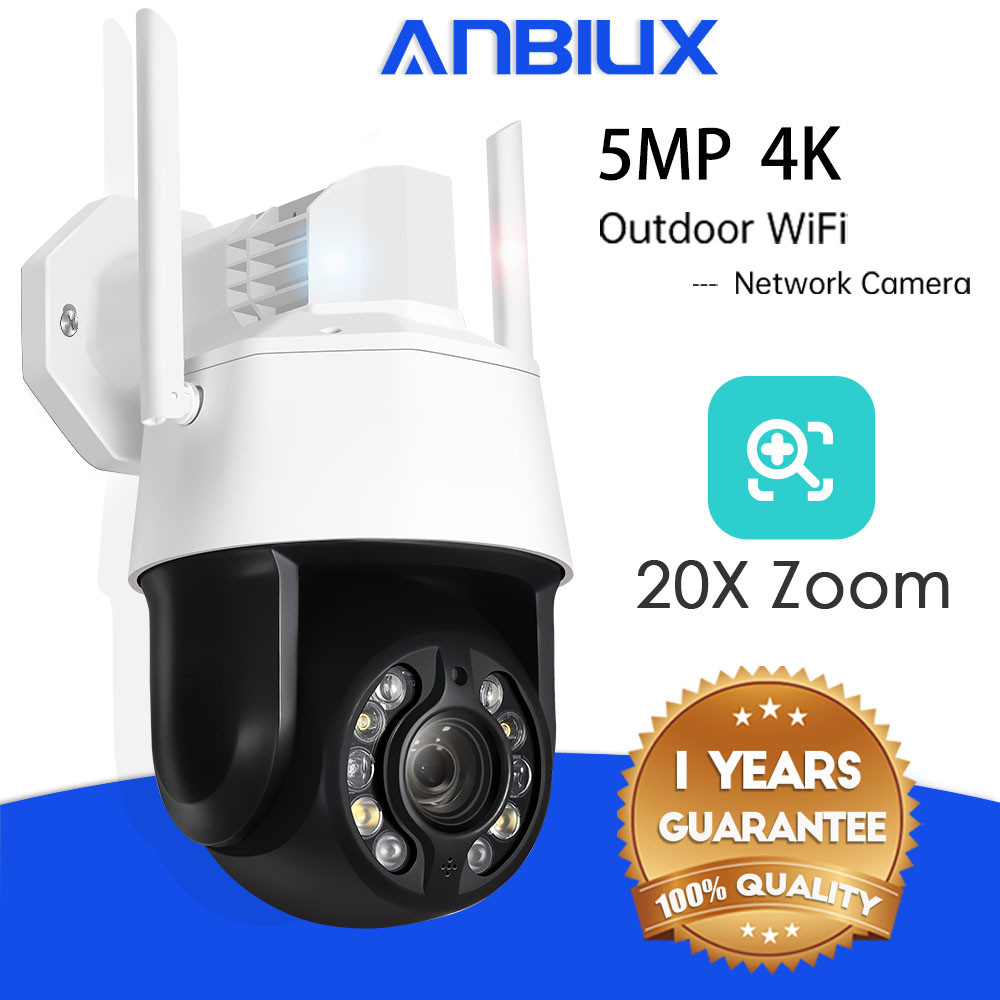 in stock ANBIUX 5MP IP Camera 20X Optical Zoom Video Surveillance WiFi ...