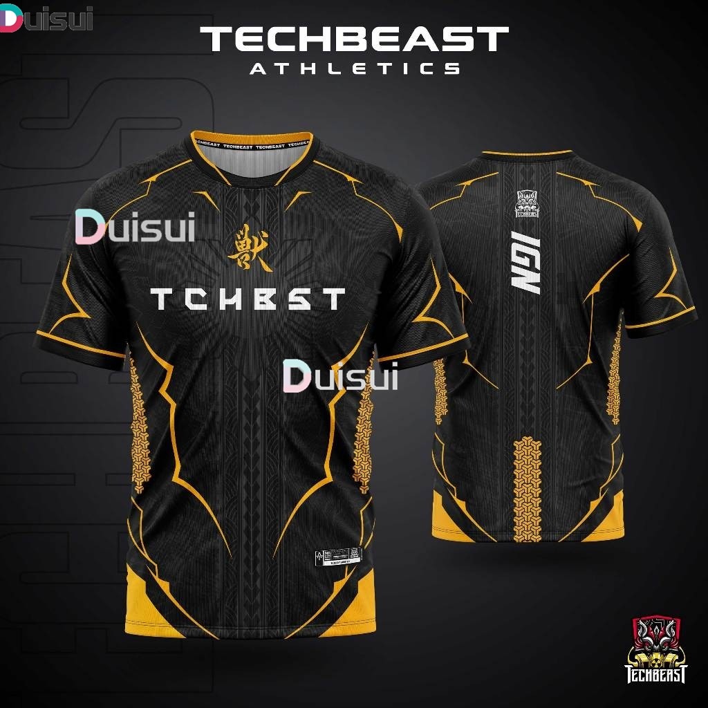 Techbeast Hyper Esports Jersey T-shirt Full Sublimation ( CUSTOM TEAM NAME + IGN ) | Shopee ...
