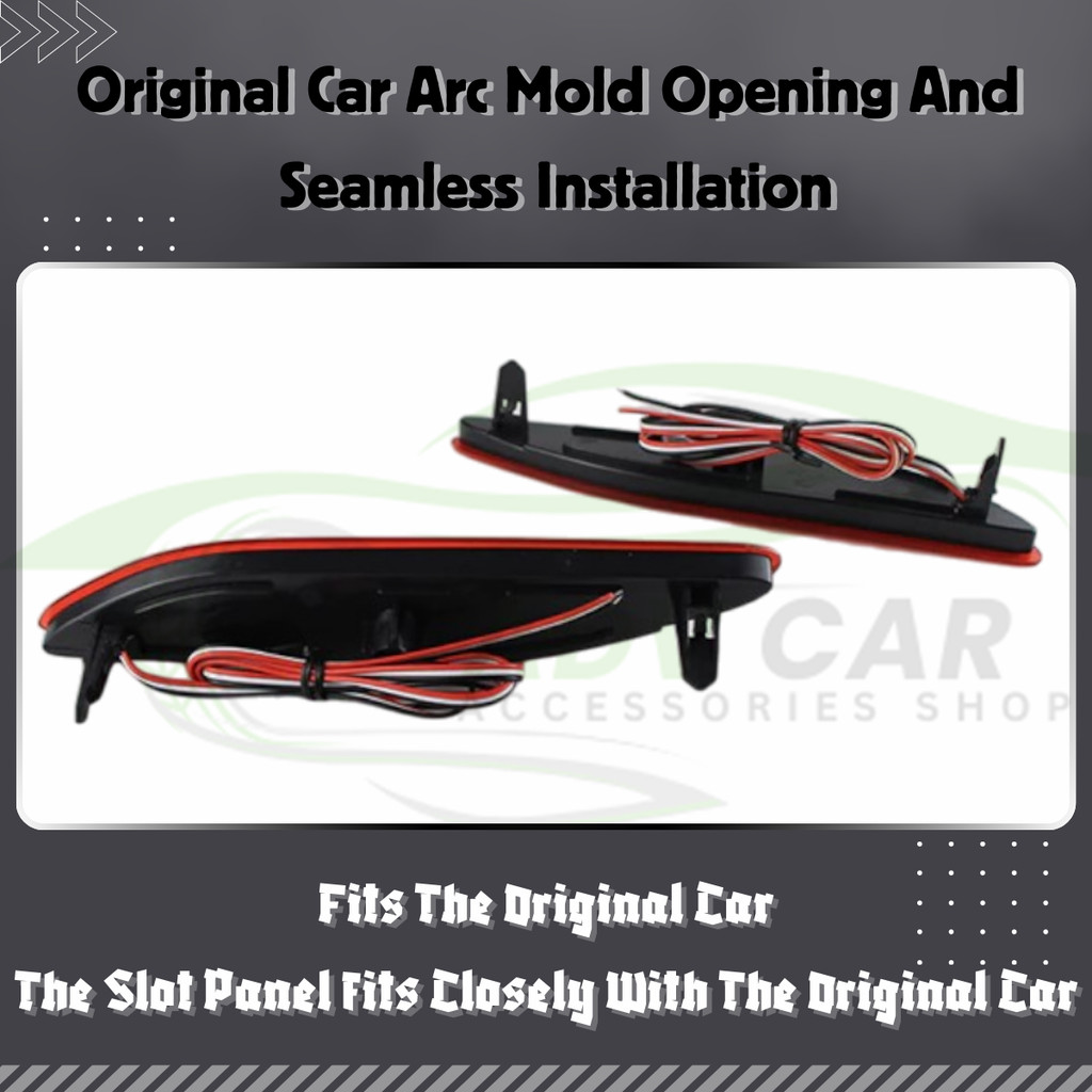 Toyota Alphard AH40 2023 2024 2025 Reflector Rear Daylight Bumper LED ...