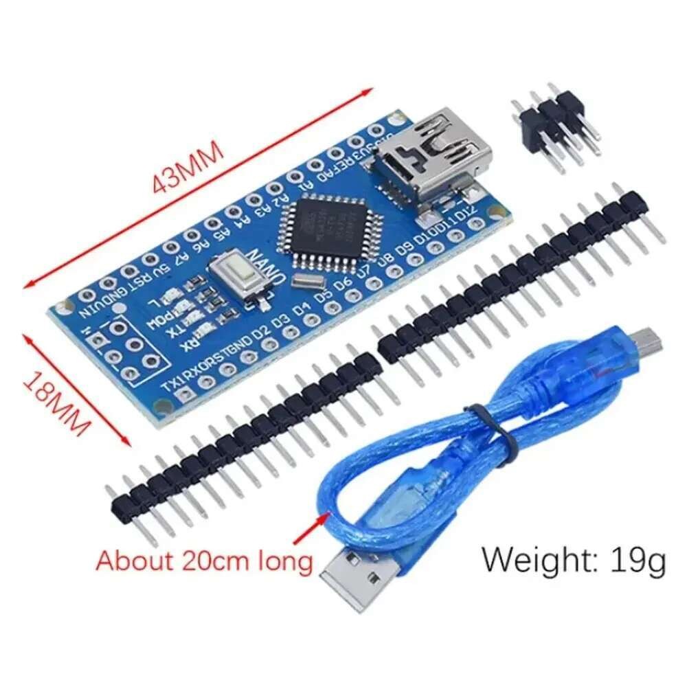 ATMEGA328P168P V3.0 Sa Bootloader Compatible Nano 3.0 Controller para sa Arduino CH340 USB ...