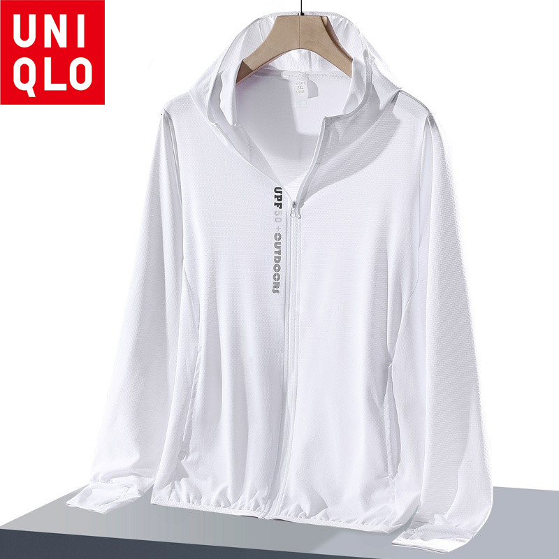 UNIQLO UPF50+ Hooded Sun Protection Clothing, Lightweight & Breathable, UV Resistant, Suitable ...