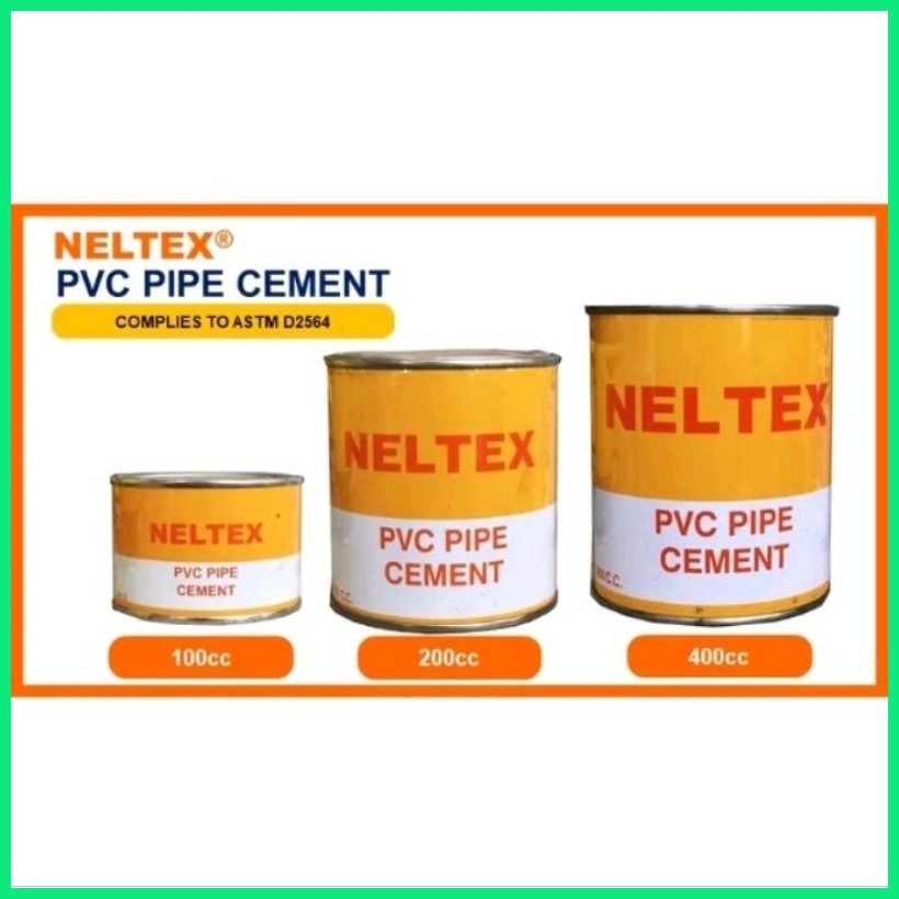 ⚽︎ NELTEX PVC PIPE CEMENT SOLVENT 100CC, 200CC, 400CC PANDIKIT SA PVC ...