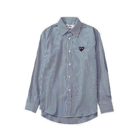 Comme Des Garcons CDG PLAY Japanese Love Blue Striped Men's And Women's ...