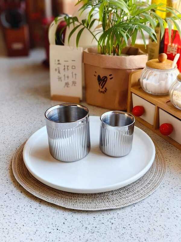 2 Italian Style Minimalist 304 Stainless Steel Water Cup With Luxurious ...