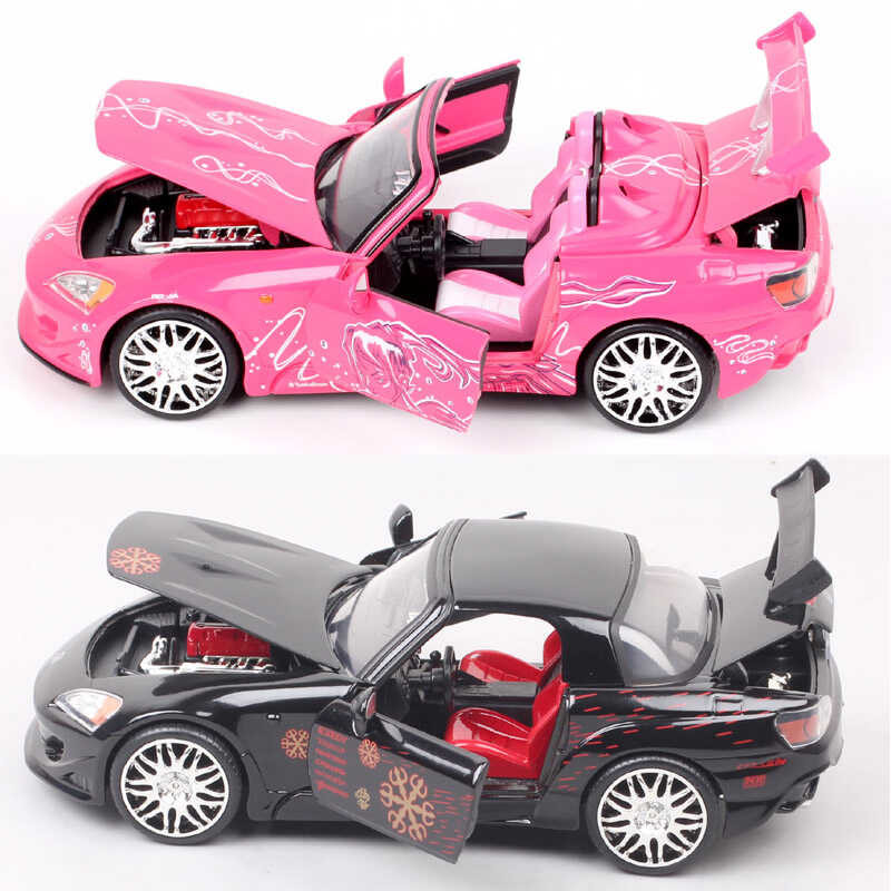 Only Jada ★ 1:24 Scale 2001 Suki Honda S2000 Convertible Racing Car ...