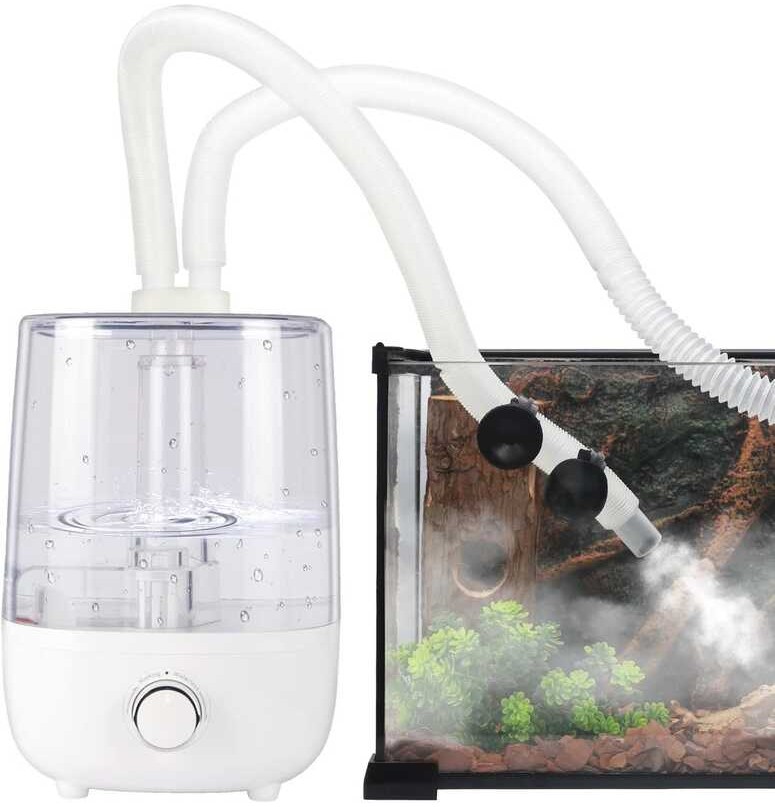 Humidifier 4L Dual Extension Hose 2 in 1 Add Amphibian Reptile er to ...