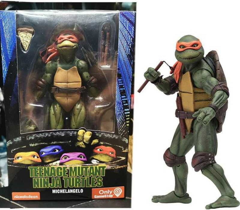 B NECA Ninja Turtles 1990 Movie Edition TMNT Limited Edition 7-Inch ...