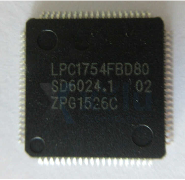 LQFP-80 2.4V ~ 3.6V LPC1754FBD80551 32-Bit Cpu 100MHz Flash Micro Bit ...
