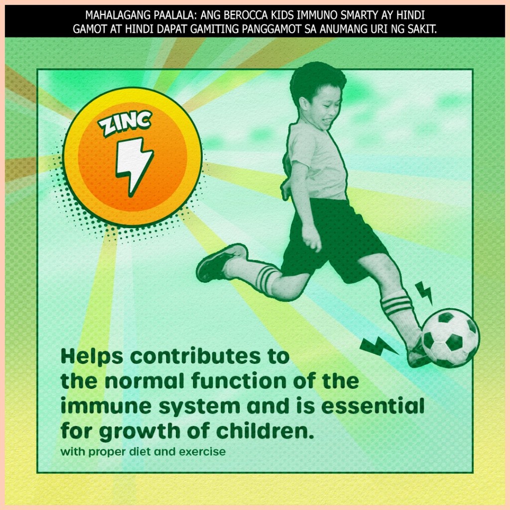 ۞ § Berocca Kids Immuno Smarty with Zinc Choline and Elderberry Fruit ...