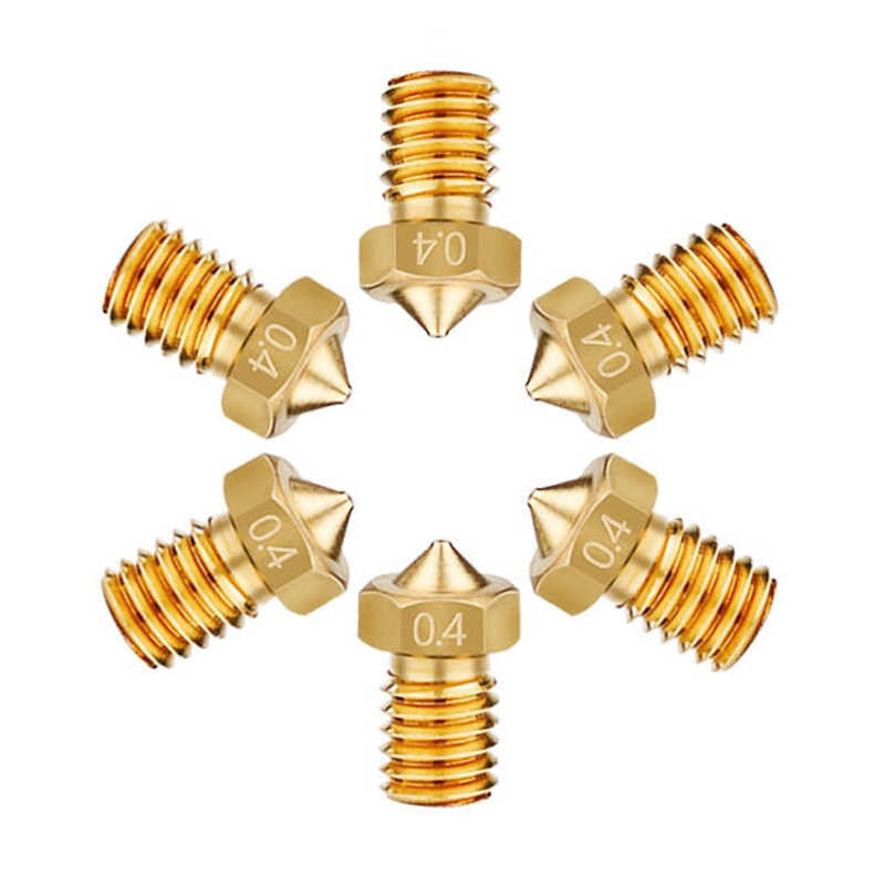 3D printer accessories E3D-V5 V6 nozzle M6 thread 1.75/3.0 consumable ...