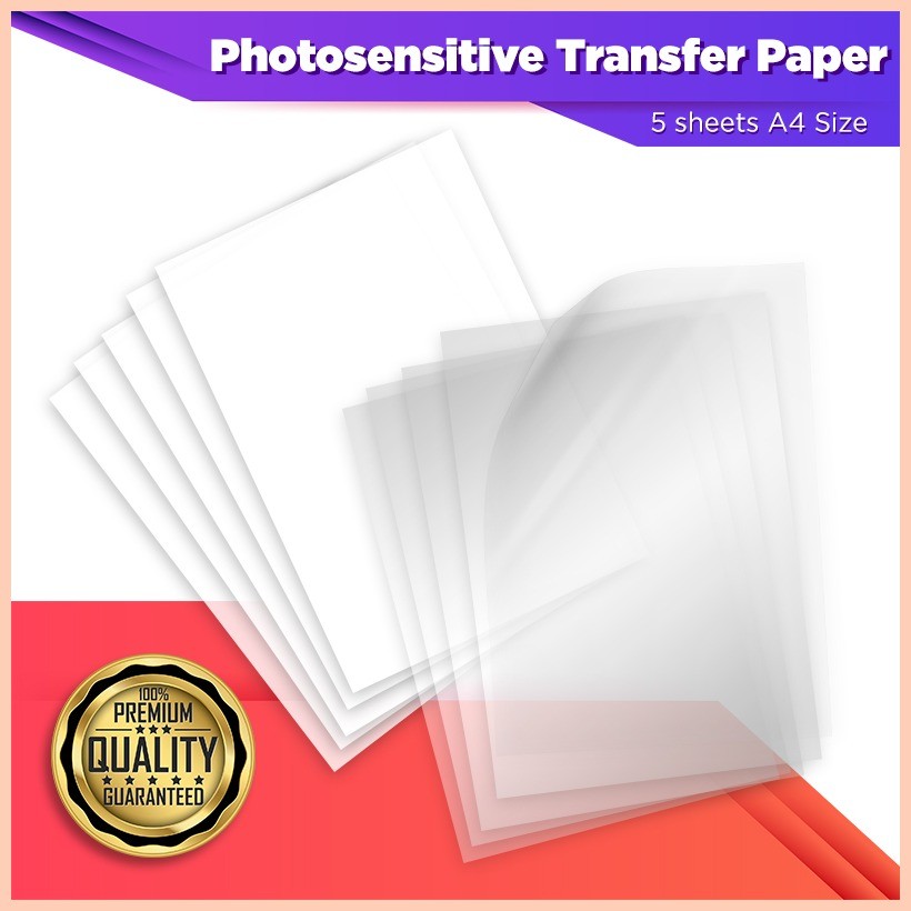 ۞ TRANSFER PAPER FOR FLASH STAMP (5 sheets) | Shopee Philippines