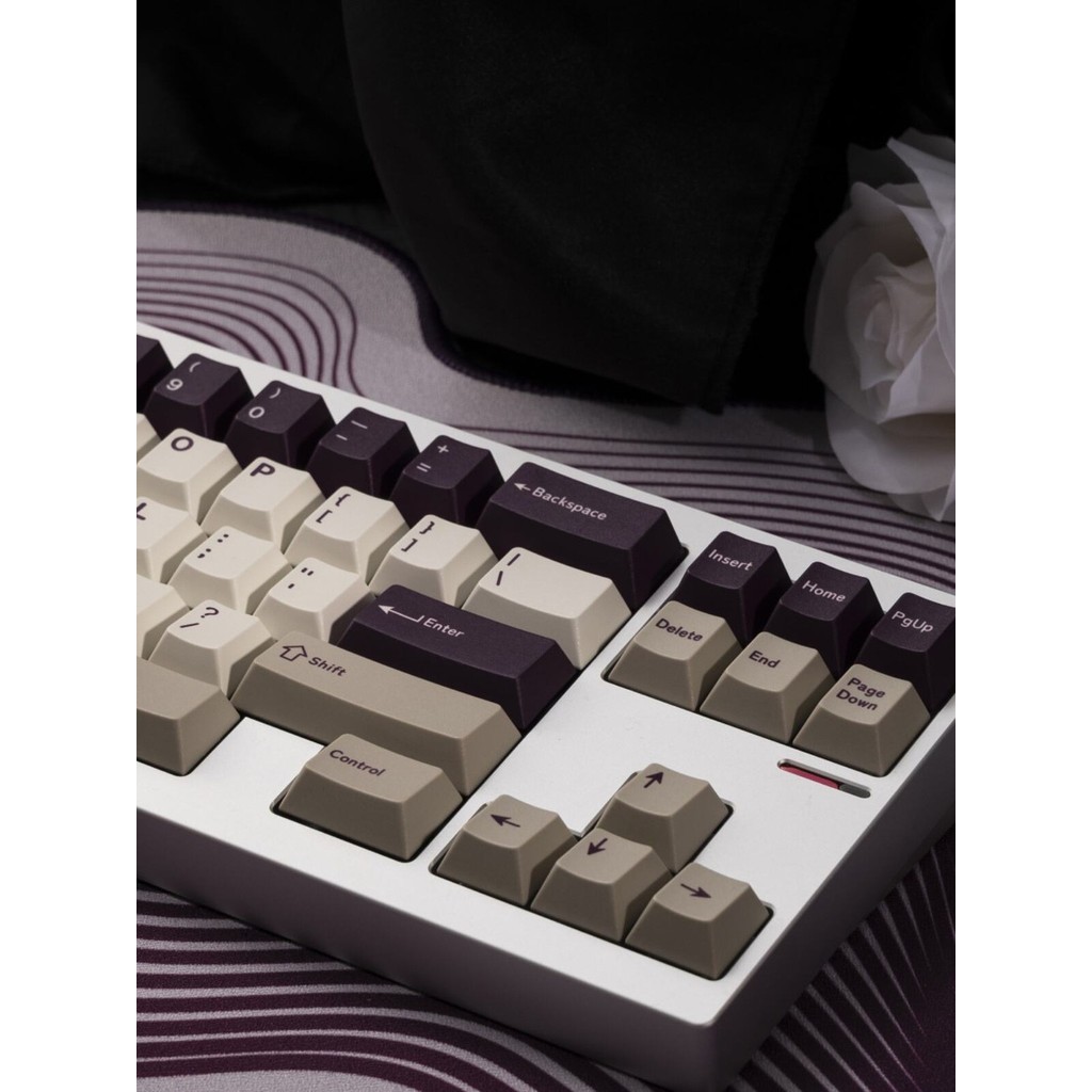 Jinxi Purple Police Theme Original Height PBT Five-sided Sublimation ...