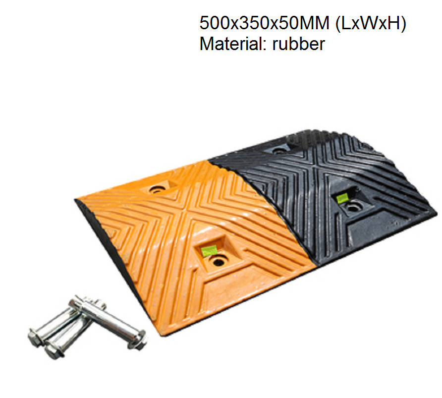 Rubber Plastic Bump Ramp Deceleration Belt, Road Reducer, Cushion Shock ...