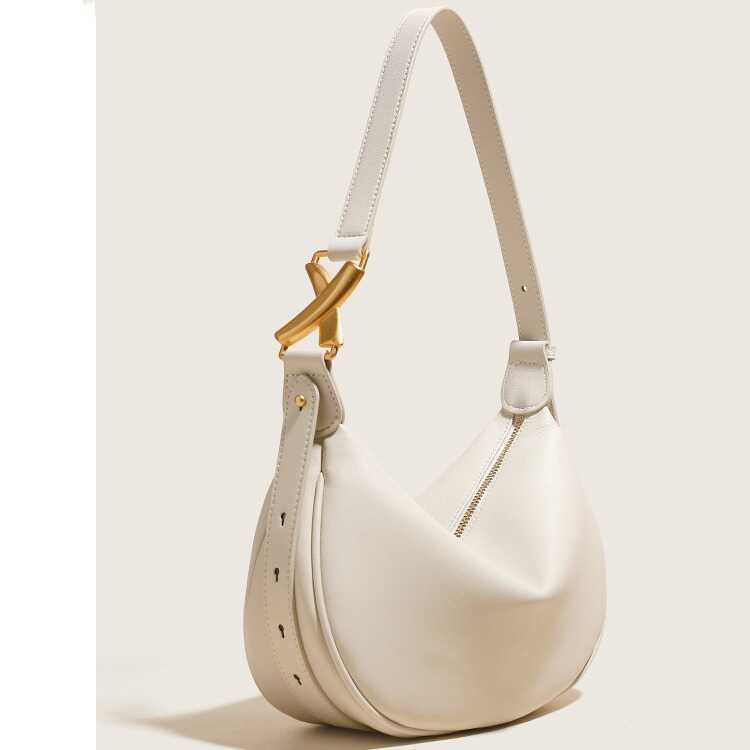 18 Bag, Babaeng Tote High-End At Niche 2024 Bagong Cowhide Shoulder ...