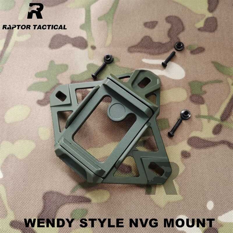 Raptor Wendy Helmet Aluminum NVG Wilcox Style NOD Mount For F FAST MICH ...