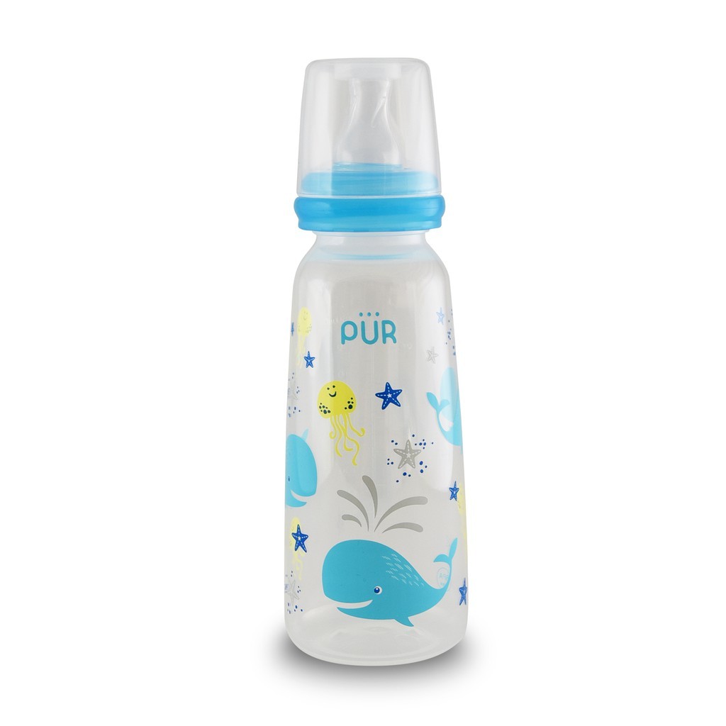 Pur 8oz Straight Classic Feeding Bottle - Under The Sea (100% Anti ...