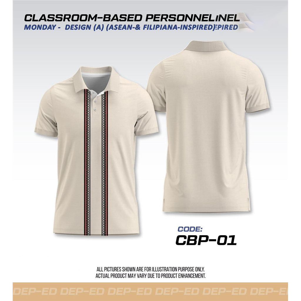 DEPED UNIFORM 2025 FULL SUBLIMATION DEPED POLO SHIRT FOR MEN AND WOMEN ...