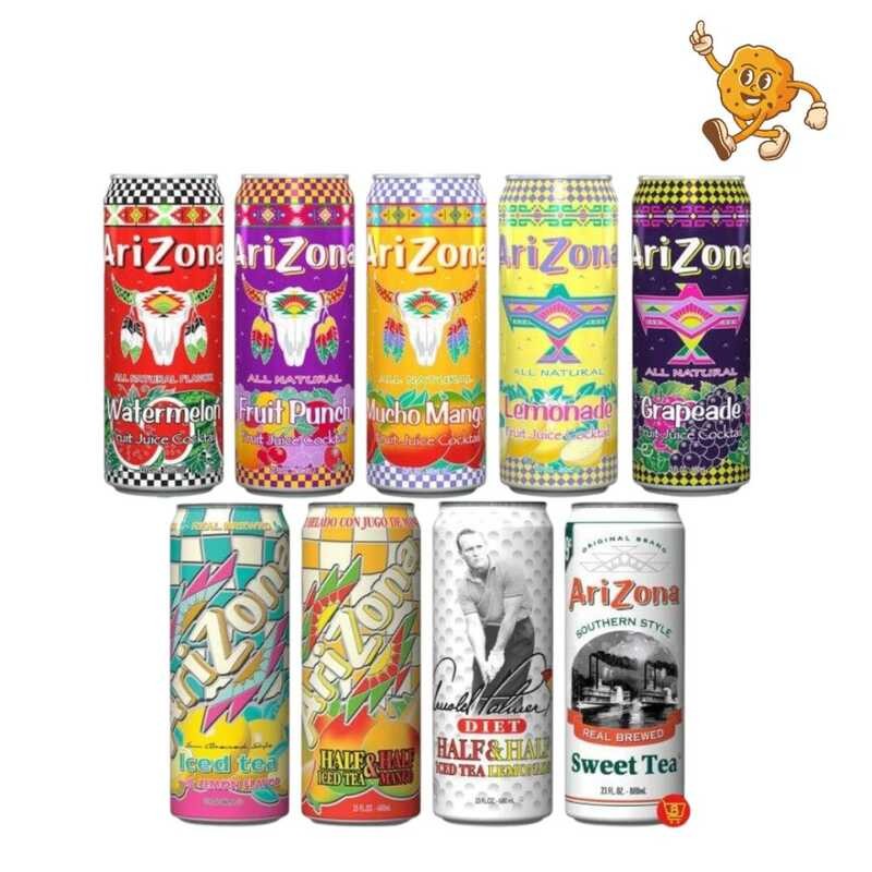 Arizona Watermelon, Rx Energy Drink, Lemon Iced Tea And Strawberry ...