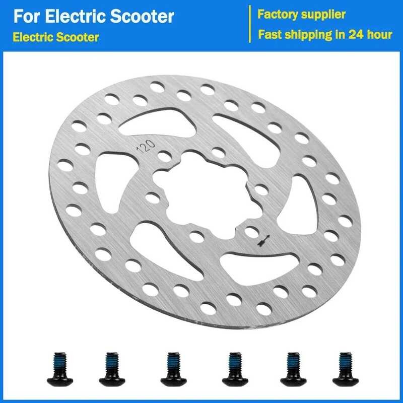120Mm 6 Hole For Electric Scooter Brake With Screws Scooters Disc ...