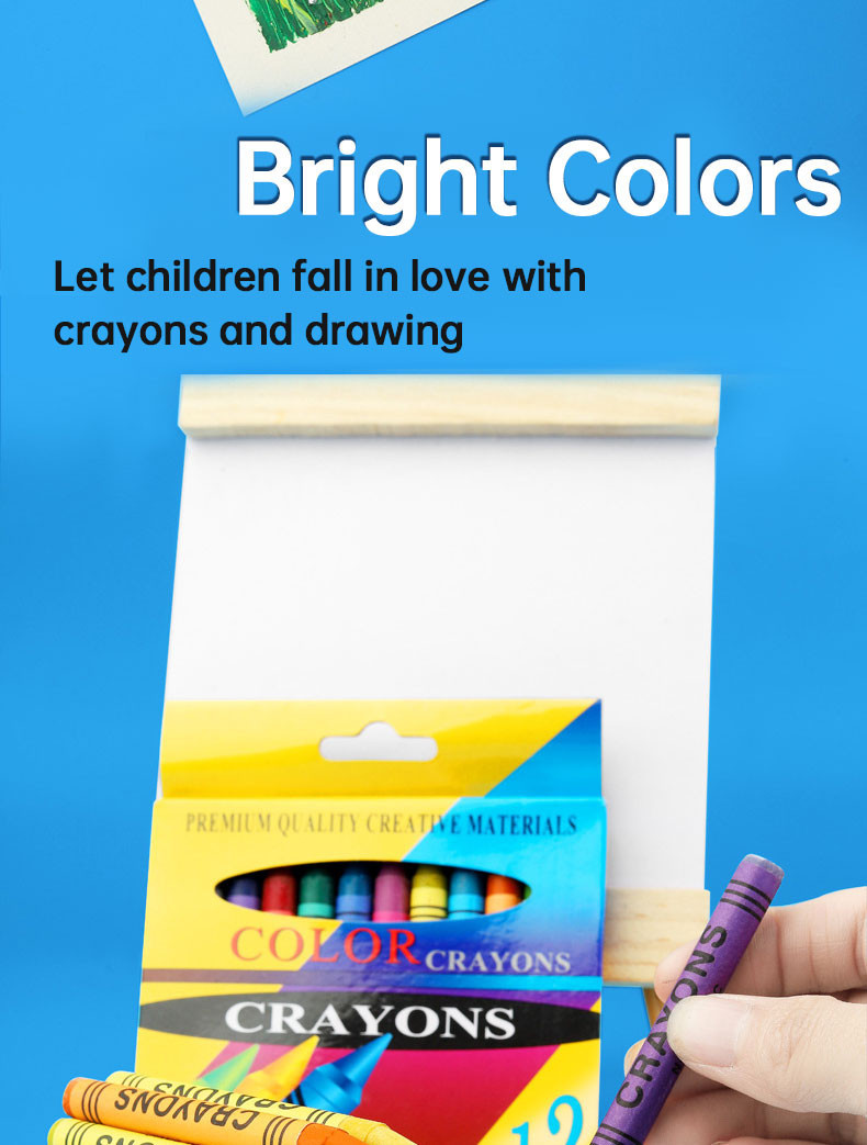 6/8/12/16/24pc Set Generic Crayon Crayons Set School Supplies Art ...