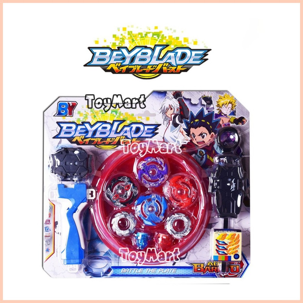 § BEYBLADE Burst Customize Spinning Top Set Big Launchers Random Red ...